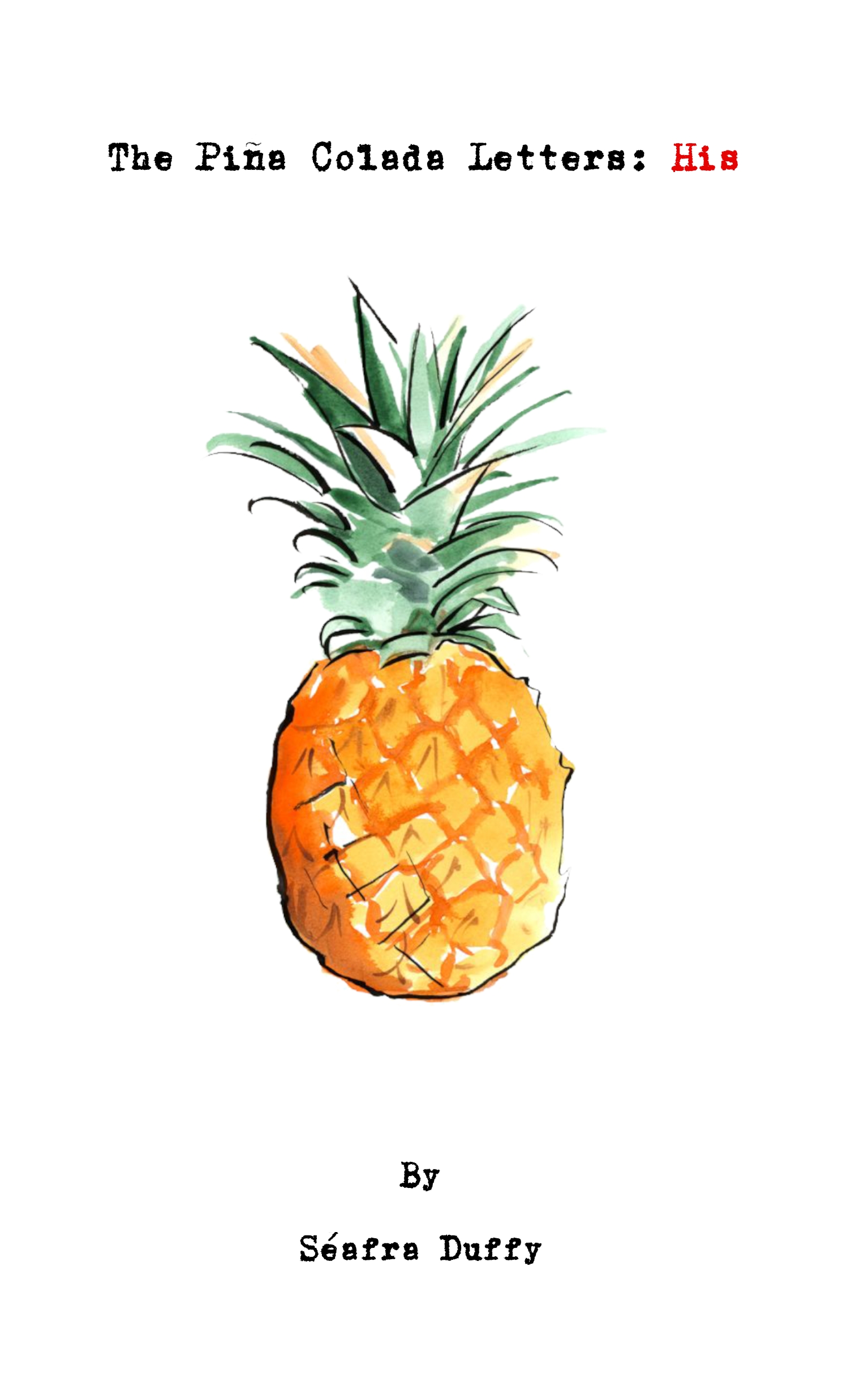 Piña Colada Letters - Typewriter Fox Studios